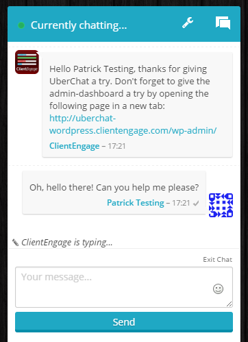 Uber Chat - Ultimate Live Chat with Windows Client by ClientEngage